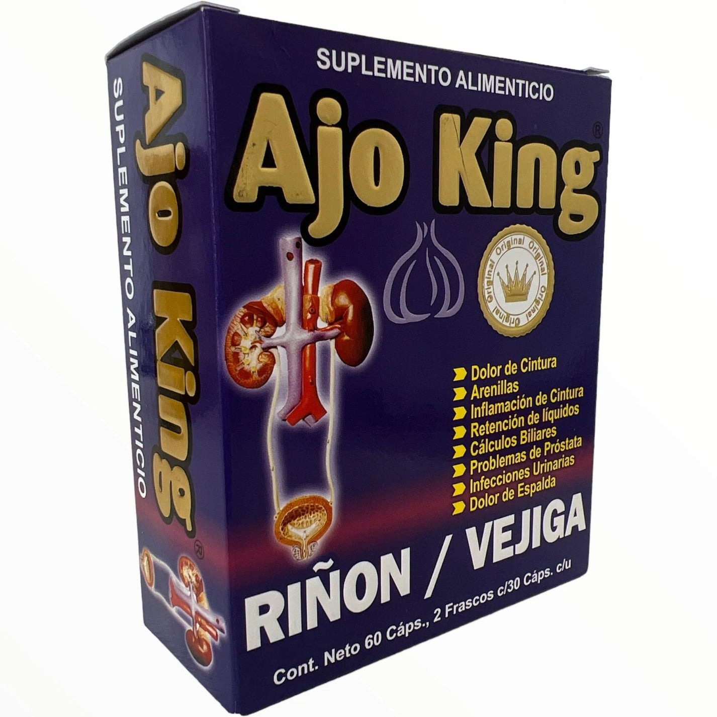 AJO KING RIÑON - VEJIGA 60 CAPSULAS – Natur
