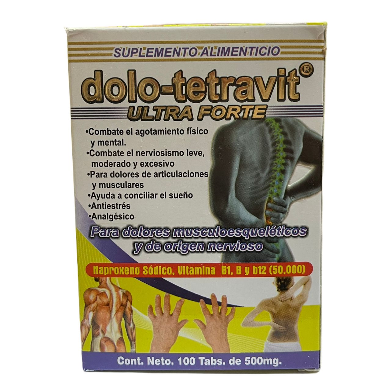 Dolo-Tetravit | 100 Tabletas – Natur