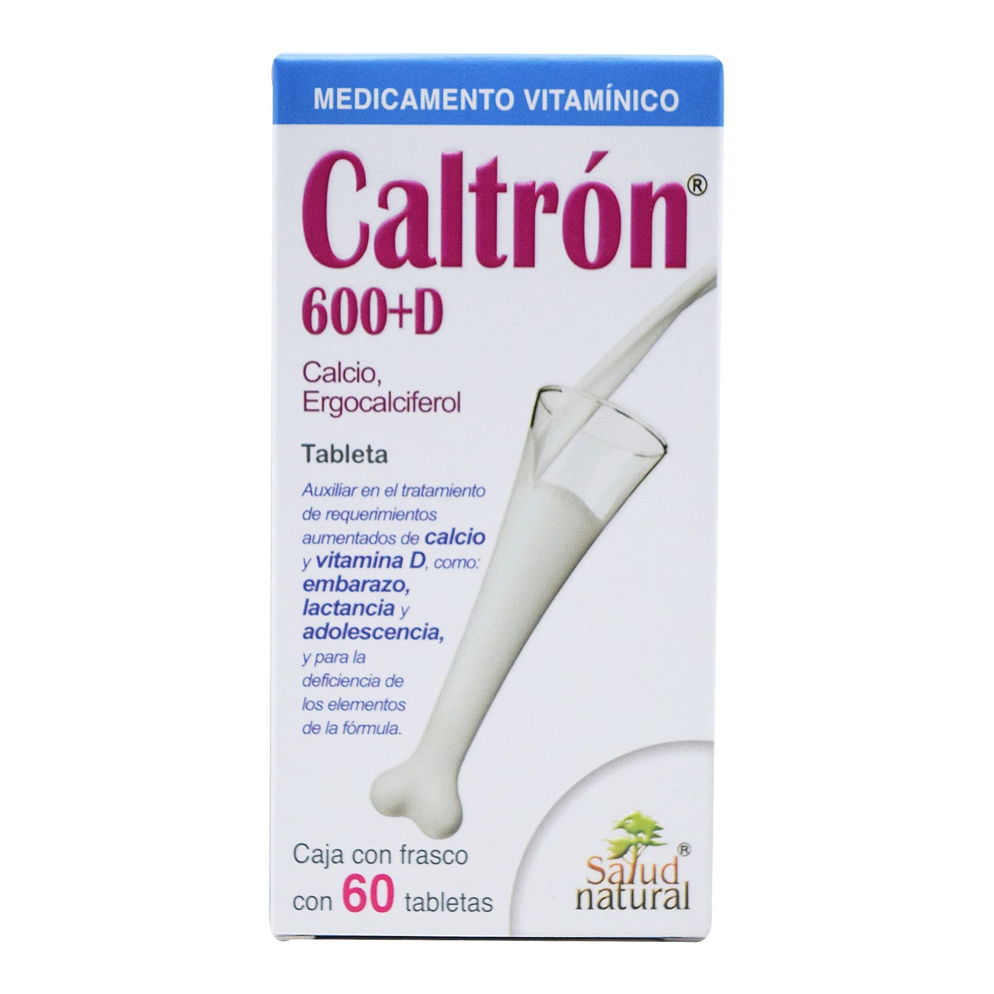 TABLETAS CALTRON 600+D C/60 TABS – Natur