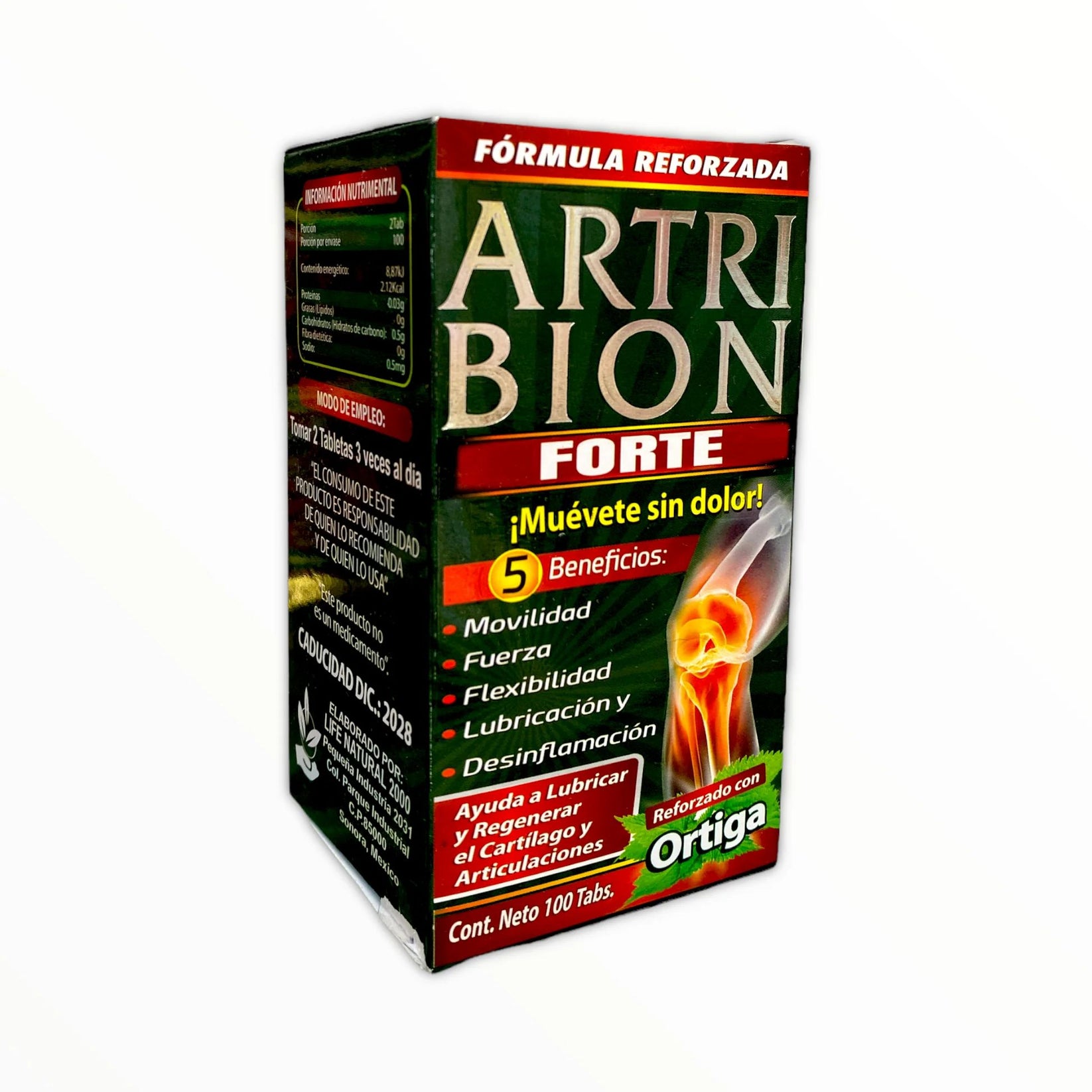 ARTRIBION FORTE C/ 100 TABLETAS – Natur