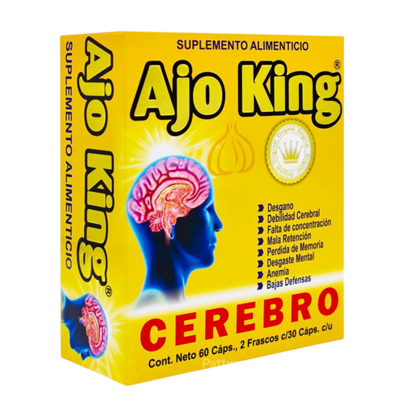 AJO KING CEREBRO 60 CAPSULAS – Natur