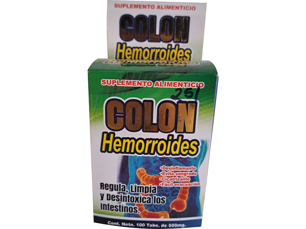 COLON Y HEMORROIDES 100 TAB – Natur