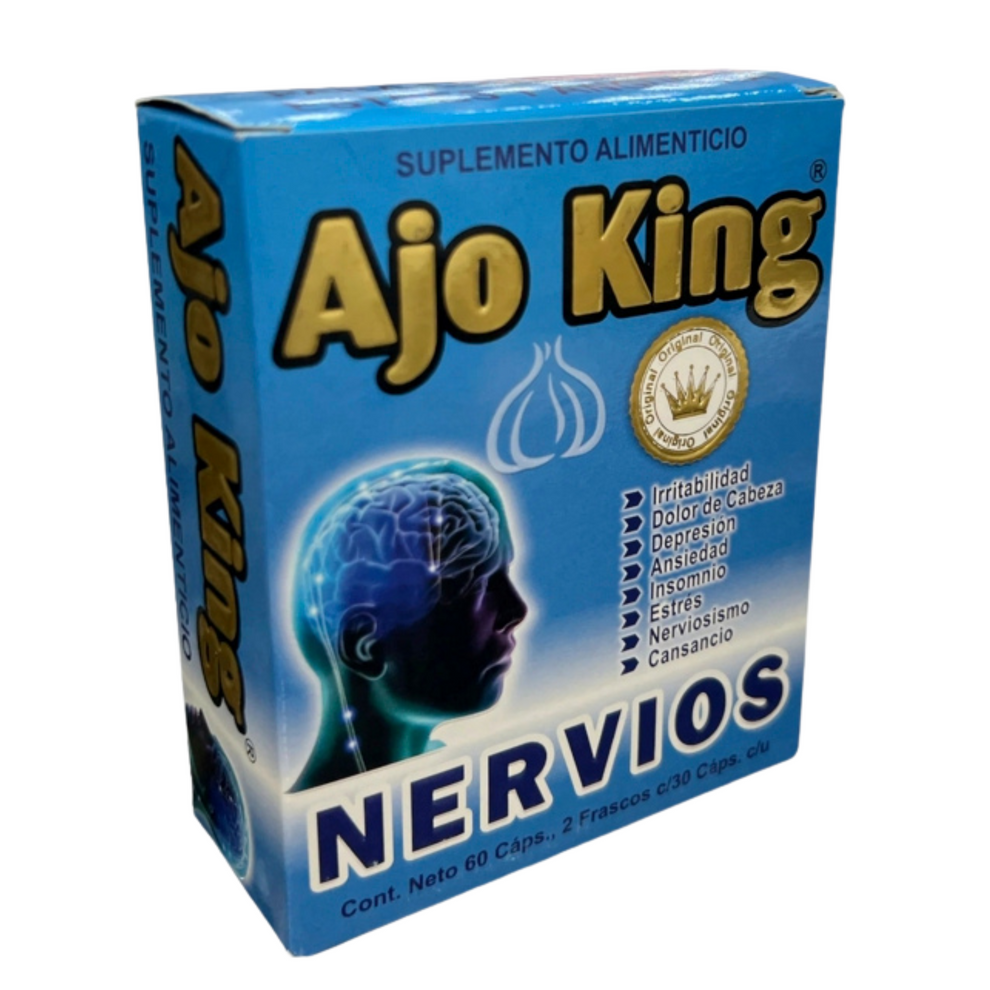 AJO KING NERVIOS 60 CAPSULAS – Natur