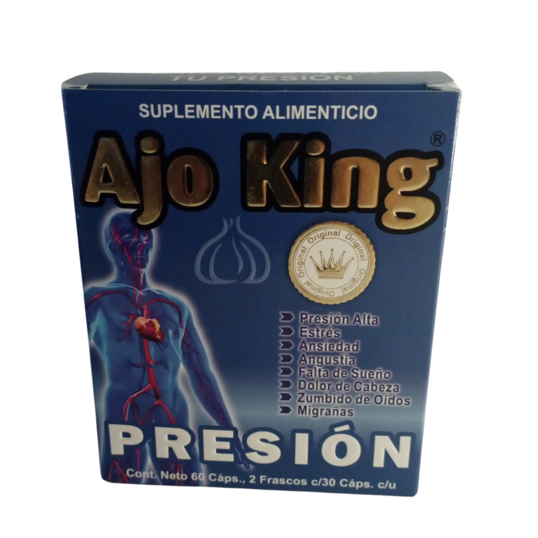 AJO KING PRESION 60 CAPSULAS – Natur